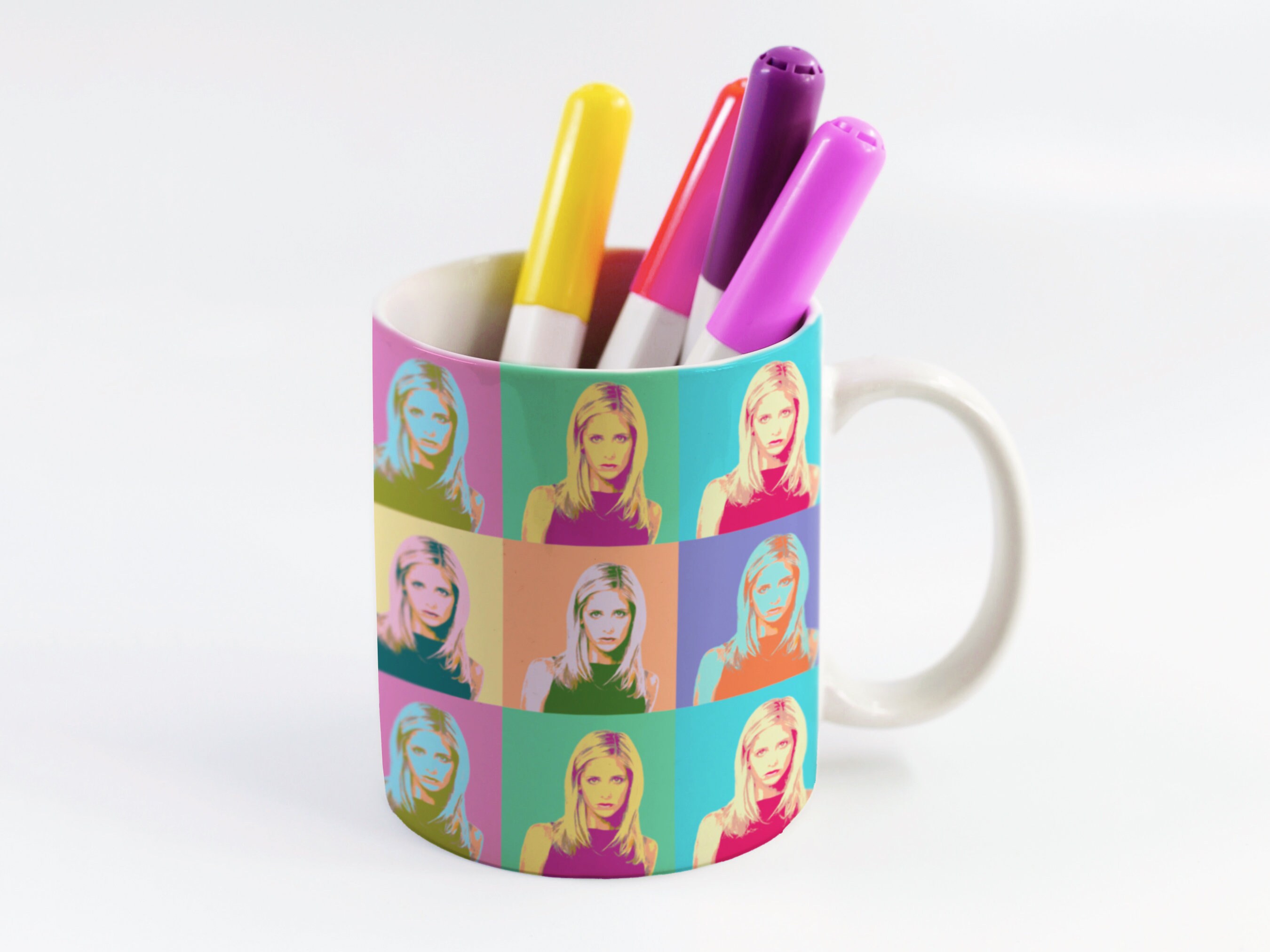 Buffy the Vampire Slayer Pop Art Mug 12 Oz Ceramic Mug - Etsy