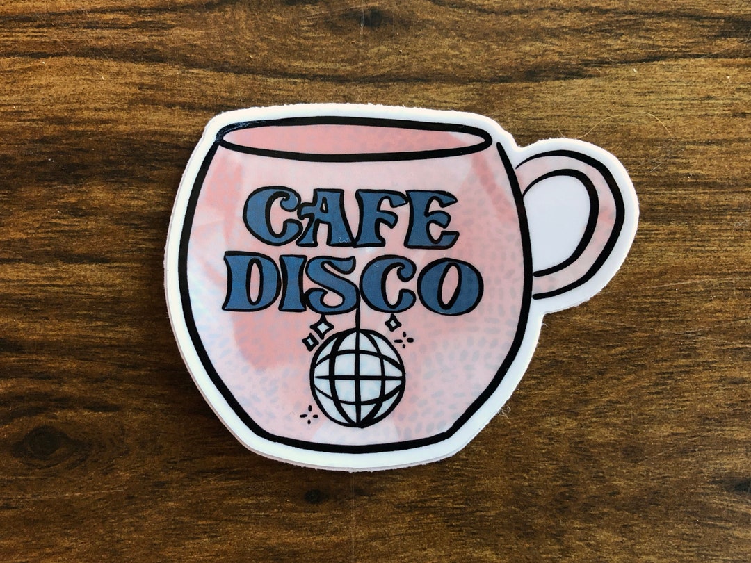 Cafe Disco 3 Inch Vinyl Sticker Inspired by the Office, Perfect for ...