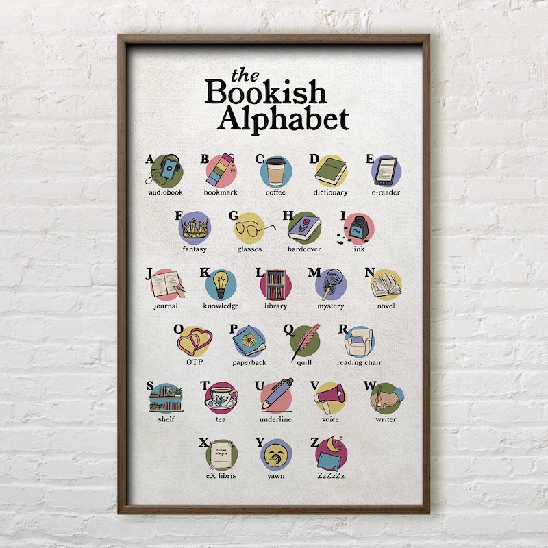 Bookish Wall Art - Etsy