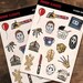 Sticker Sheet Classic Horror Movies Great for Journals, Planners ...
