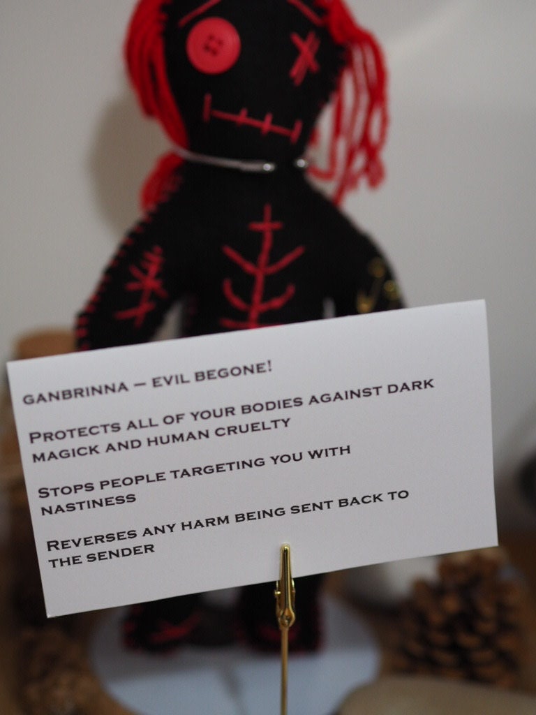 Evil Begone Dark Magic Protection Poppet Voodoo Magical Doll - Etsy