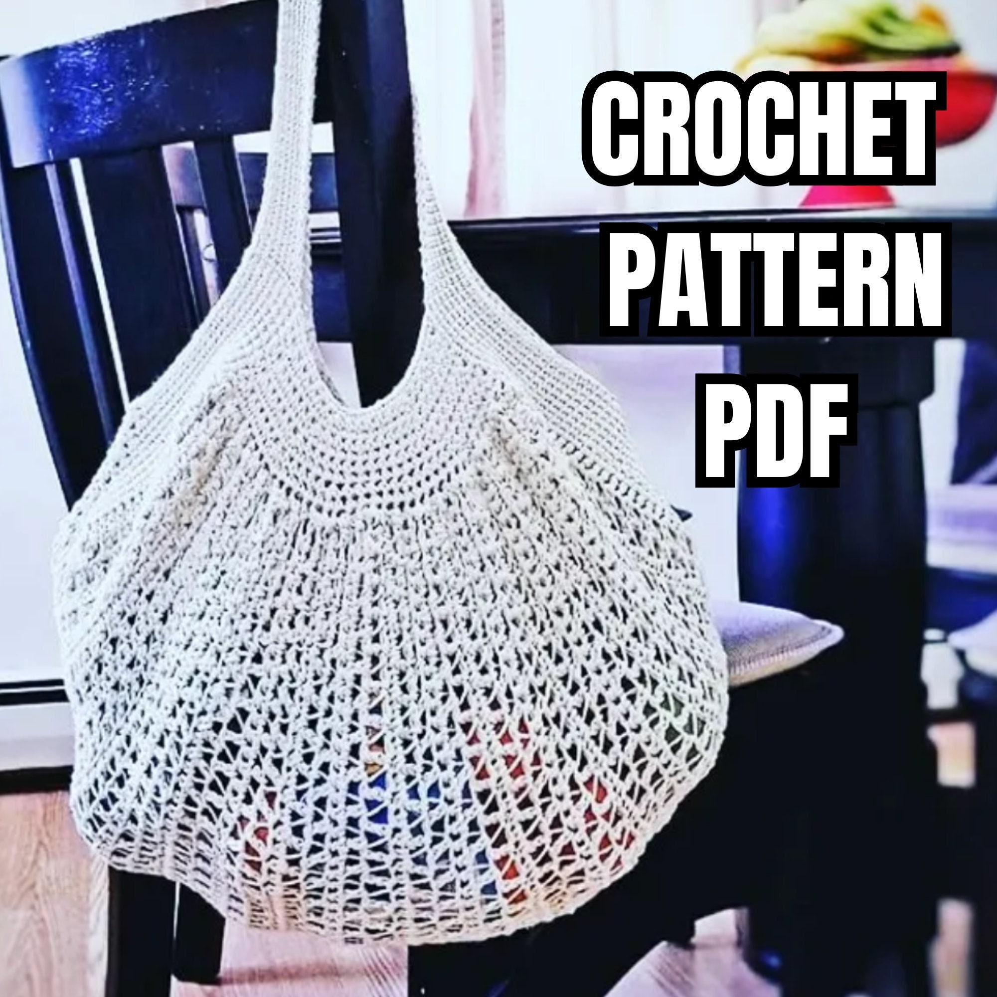Crochet Summer Bag Pattern, DIY Pattern Summer, Tote Bag Pattern, Easy ...