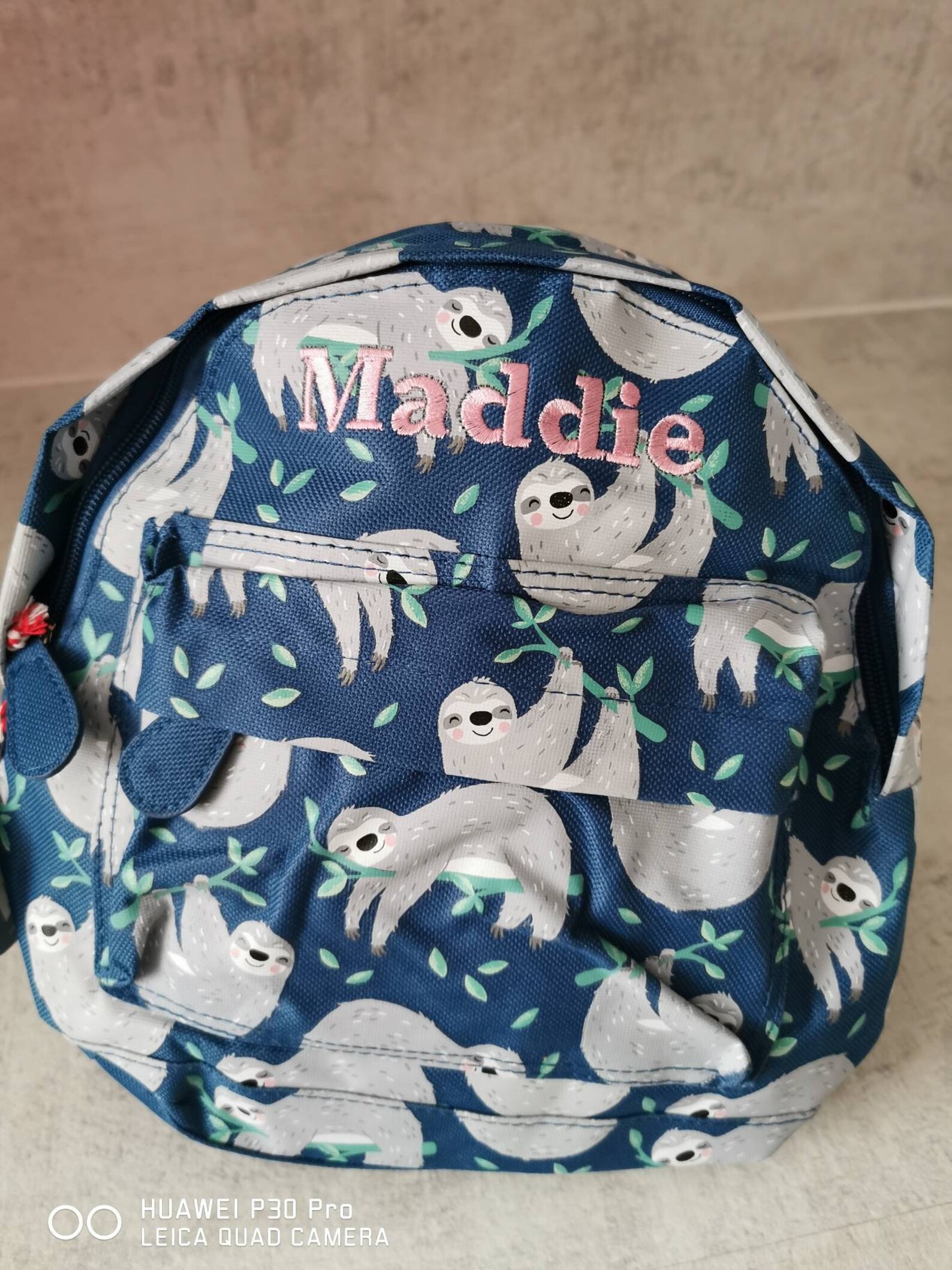 Personalised Children's Kids Backpack Sloth Gift Sloth - Etsy UK