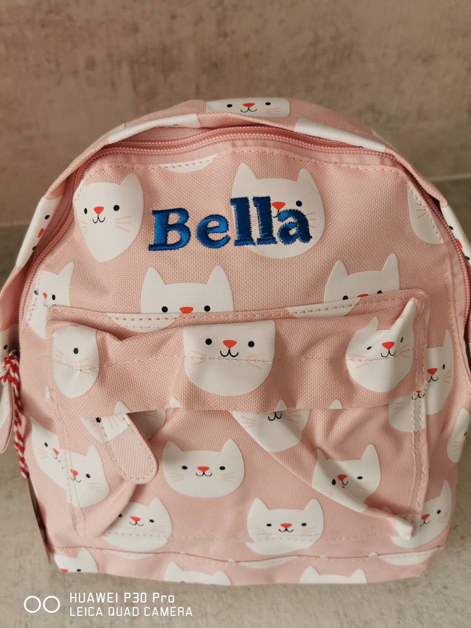 Personalised Mini Backpack Childrens Toddlers Pink Cookie the - Etsy