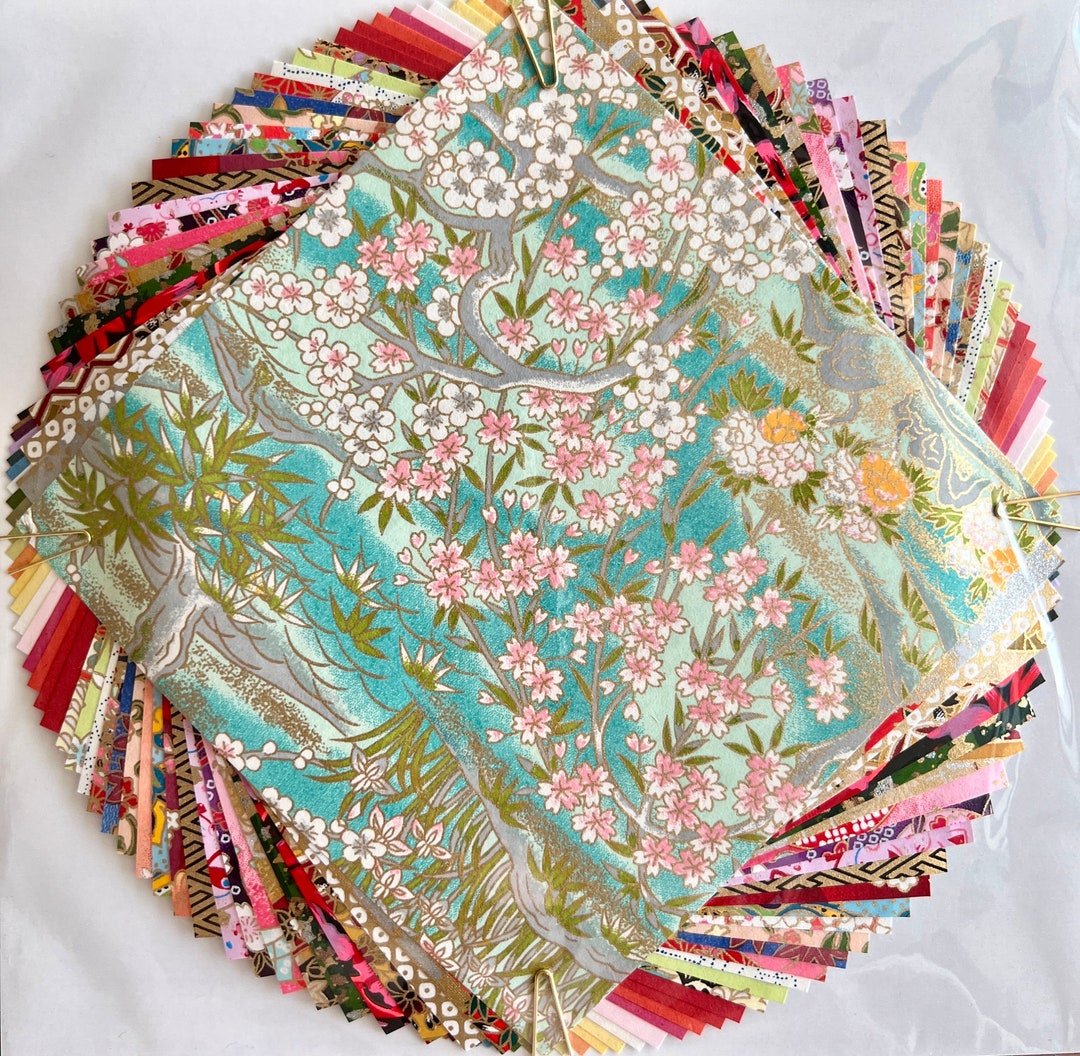 Assorted Origami Paper, Mix of Yuzen Chiyogami Patterns & Mingei Solid ...