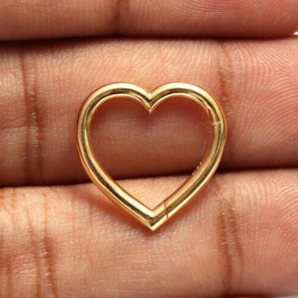 Gold Heart Clasp - Etsy