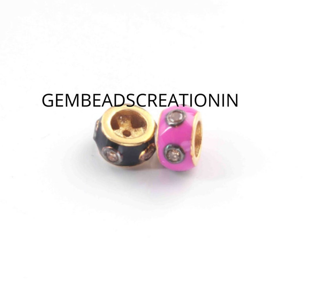 8mm Bakelite Diamond Spacer Beads/enamel Wheel Beads/bakelite Rondelle ...