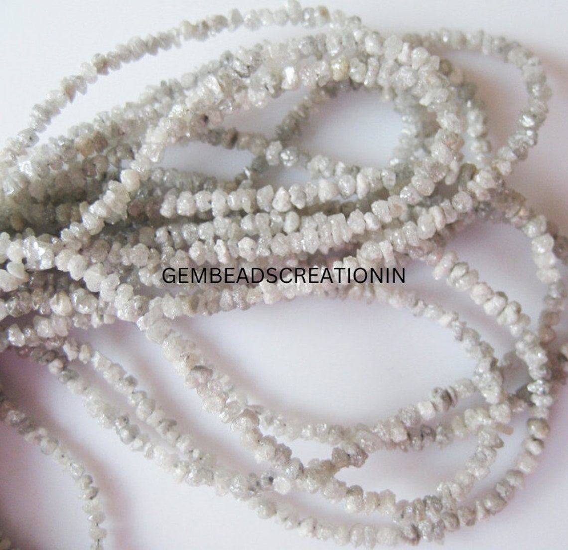 AAA Quality White Diamond Raw Uncut Beads 2-2.5mm Diamond - Etsy