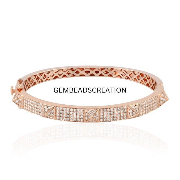 Pyramid Bangle - Etsy