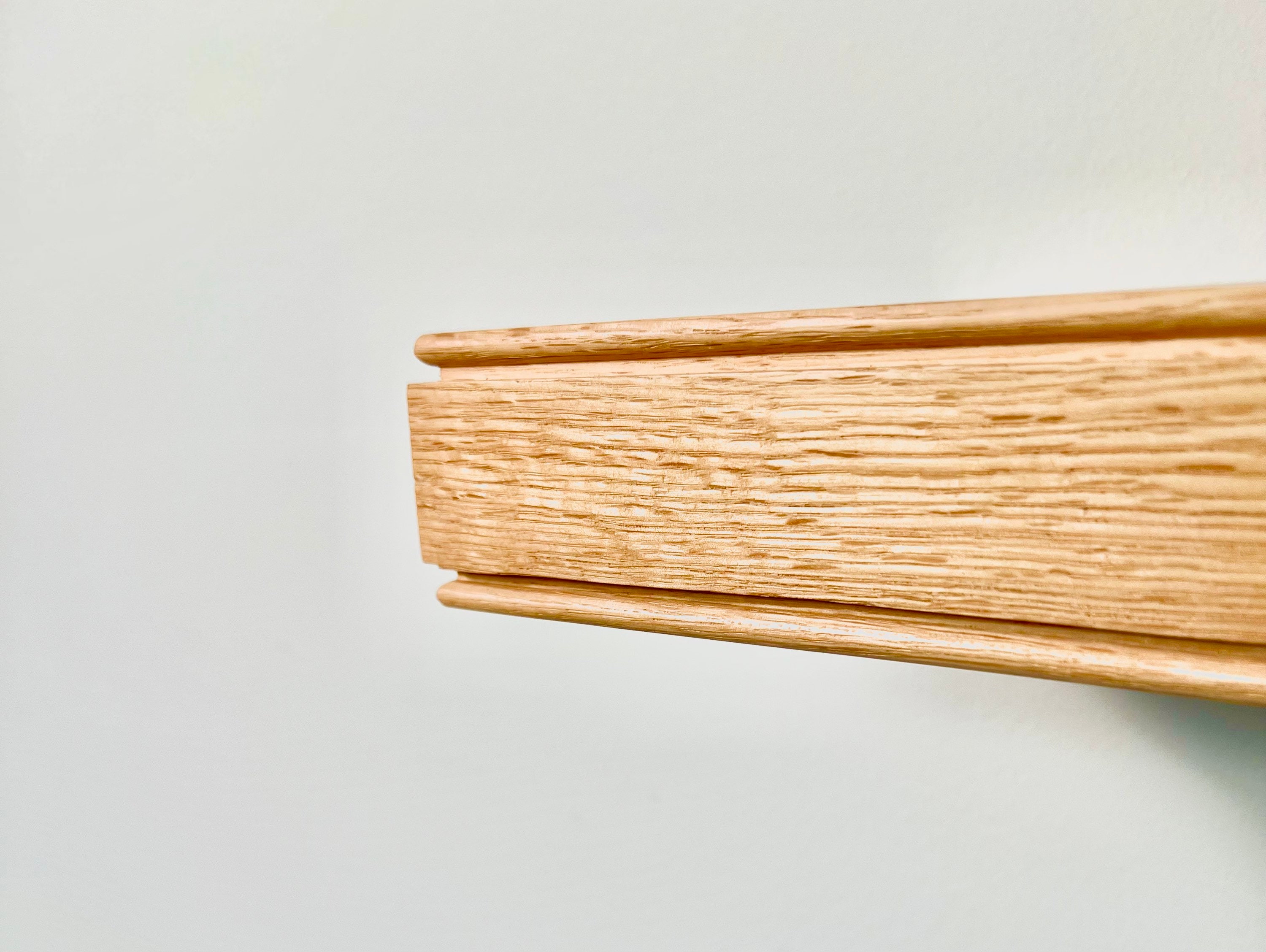 Handcrafted Beveled Edge Red Oak Floating Shelf - Etsy