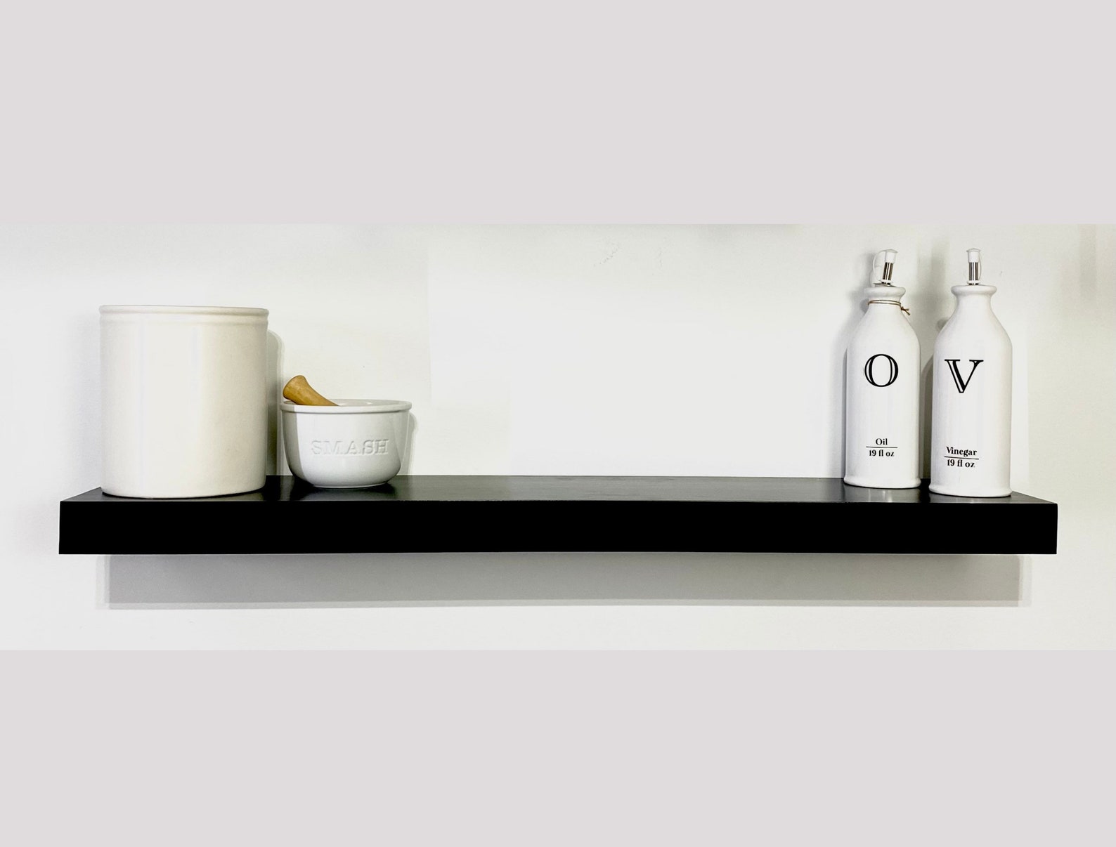 Black Floating Shelves Floating Shelf Black Modern Floating - Etsy