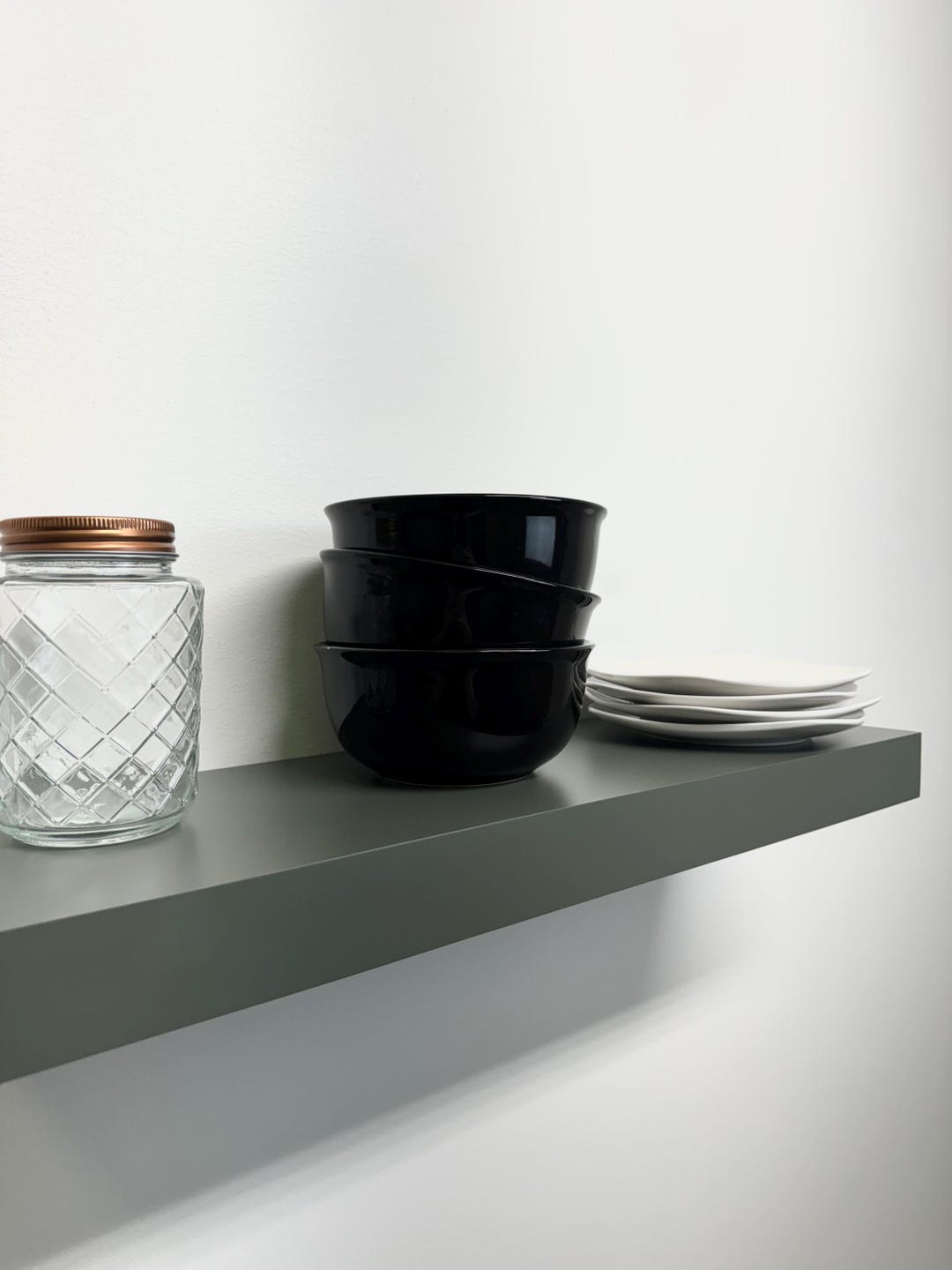 Custom Colored Floating Shelf, Any Length Width, or Color, Heavy Duty ...