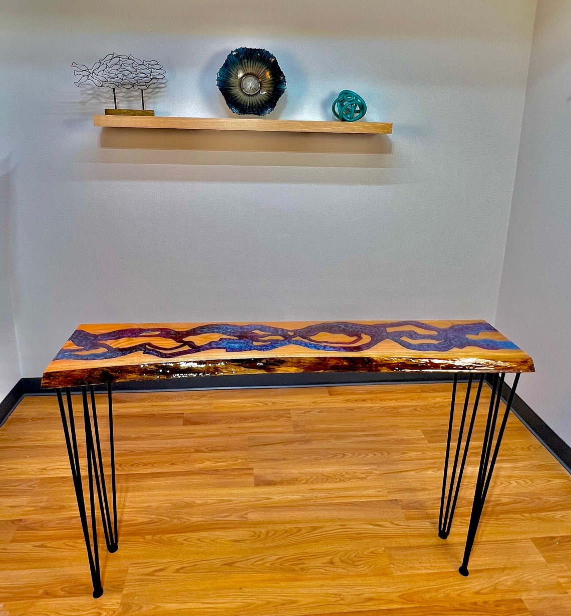 Epoxy River Table Red Oak Epoxy Table Epoxy Resin Table Red - Etsy