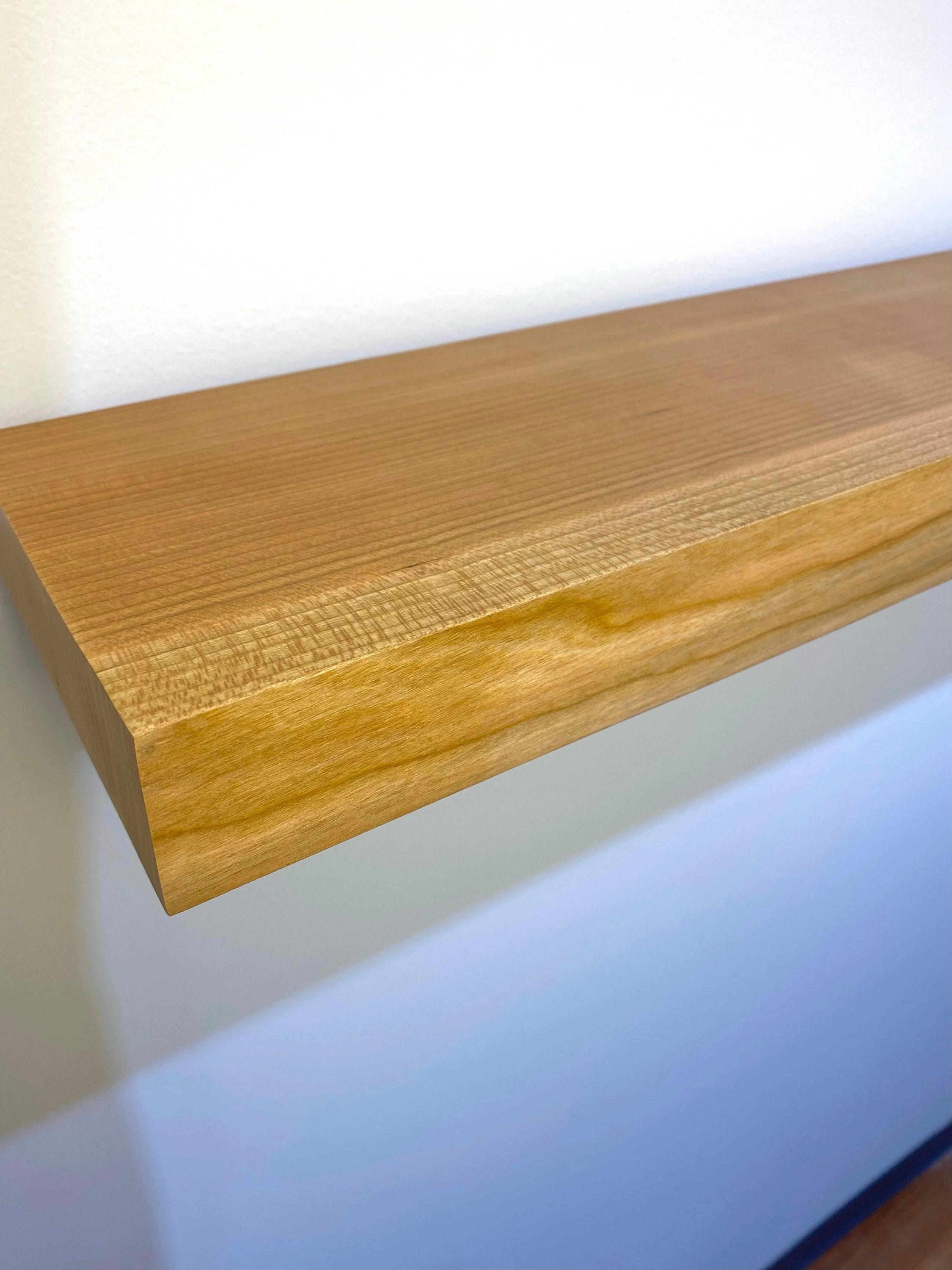 Cherry Floating Shelf, Cherry Shelves, Rustic Floating Shelves, Wooden ...