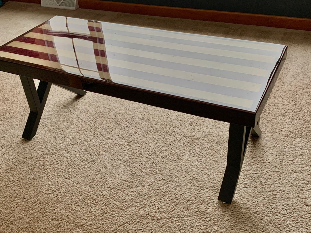 Purple Heart Coffee Table, Butcher Block Coffee Table, Coffee Table ...