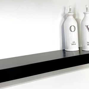 Black Floating Shelves, Floating Shelf Black, Modern Floating Shelves ...