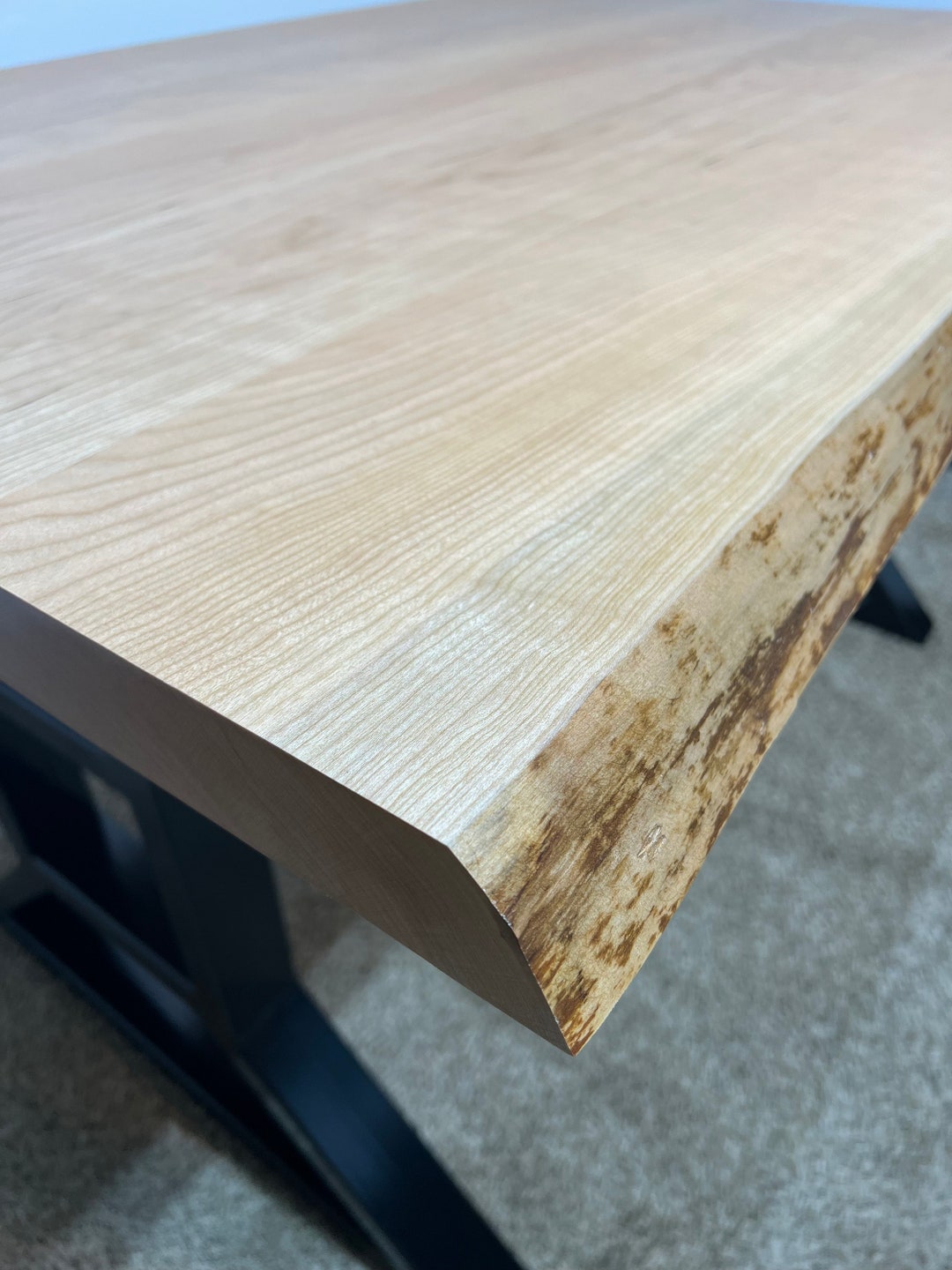 Dining Room Table, Kitchen Table, Live Edge Kitchen Table, Live Edge ...