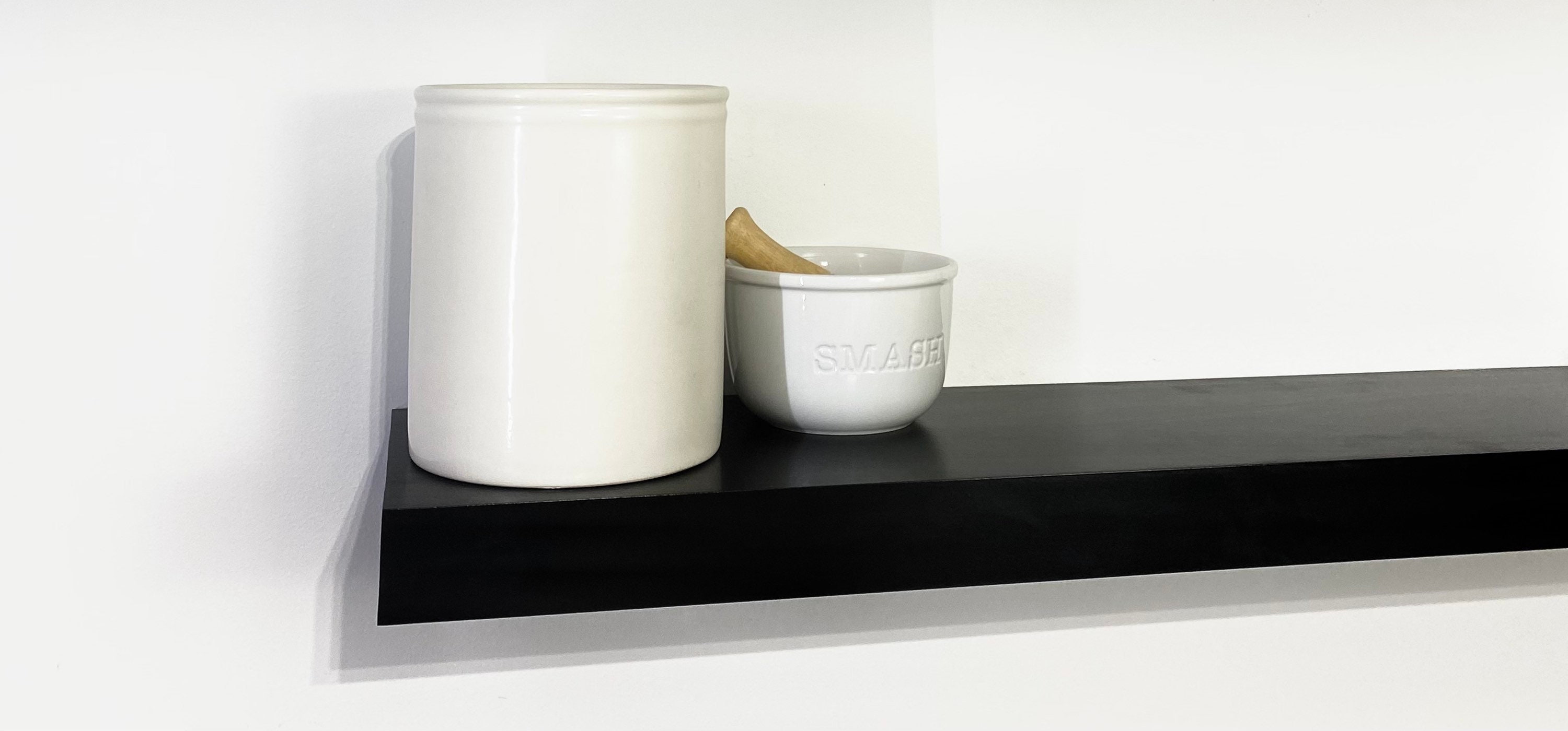 Black Floating Shelves Floating Shelf Black Modern Floating - Etsy