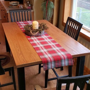 Red Oak Kitchen Table, Red Oak Table, Solid Red Oak Table, Red Oak ...