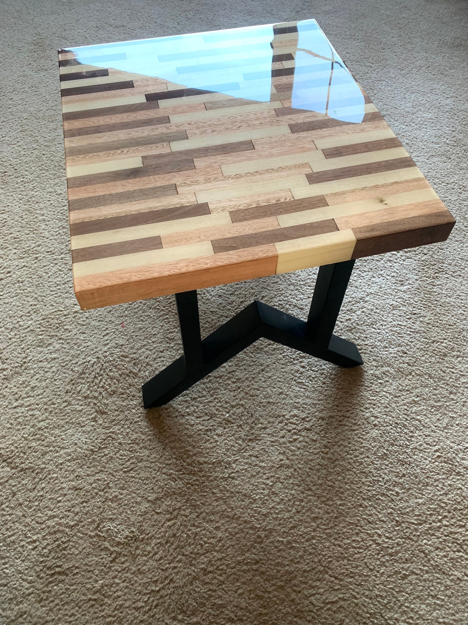 Butcher Block Coffee Table Epoxy Coffee Table Epoxy Table - Etsy