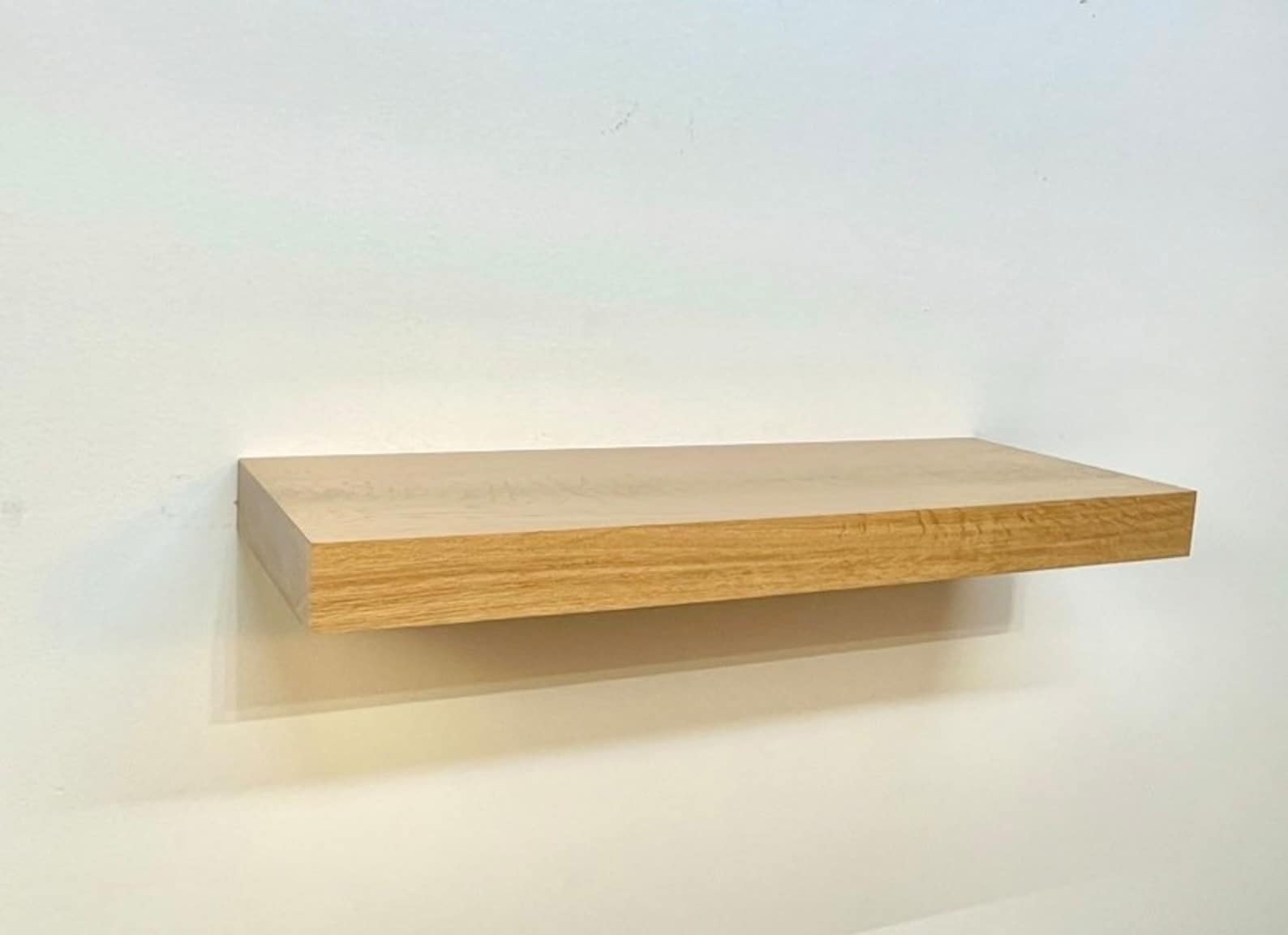 White Oak Floating Shelf White Oak Floating Shelving White - Etsy
