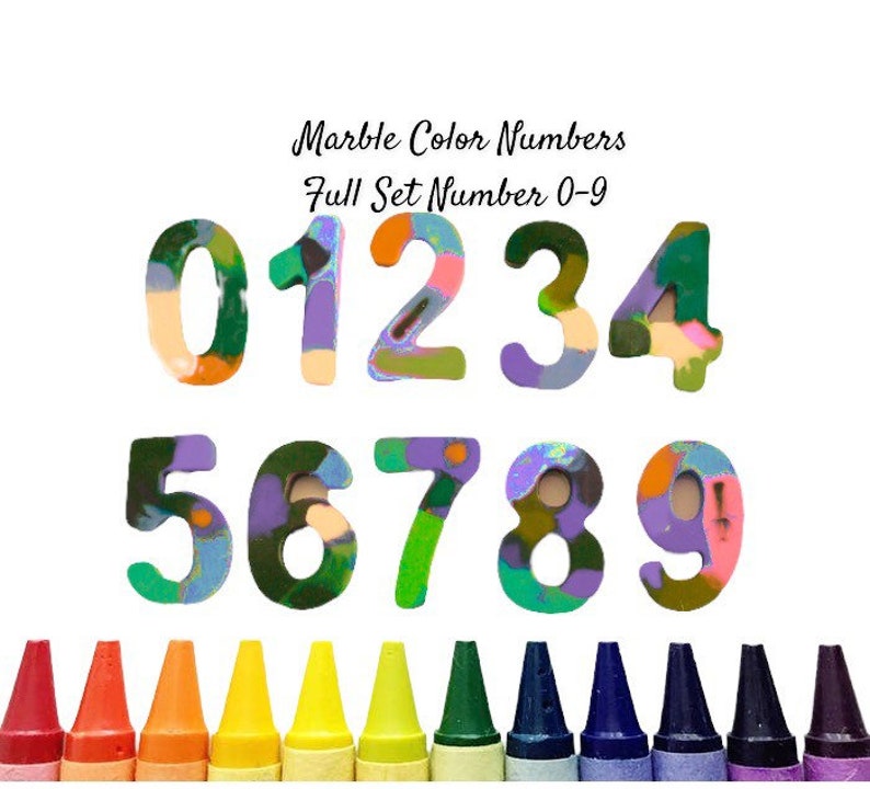 Personalized Crayons, Number Crayons, Math Crayons, Kids Crayons ...