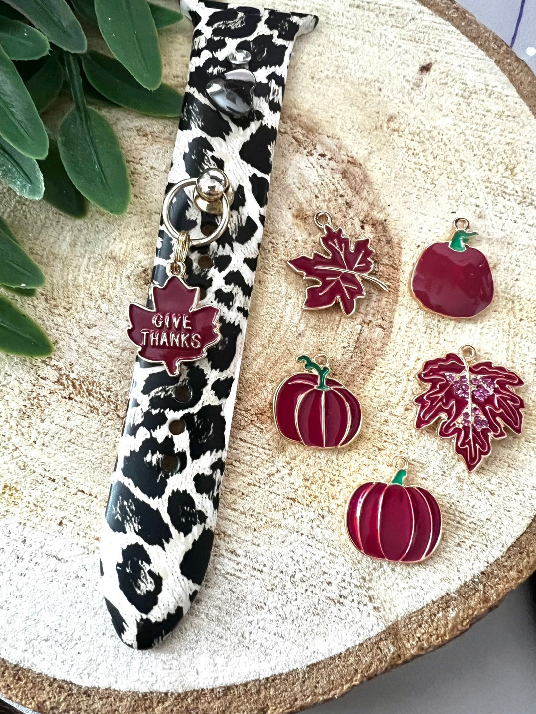 Thanksgiving Watch Charms, Smartwatch Charms, Watchband Charms, Watch ...