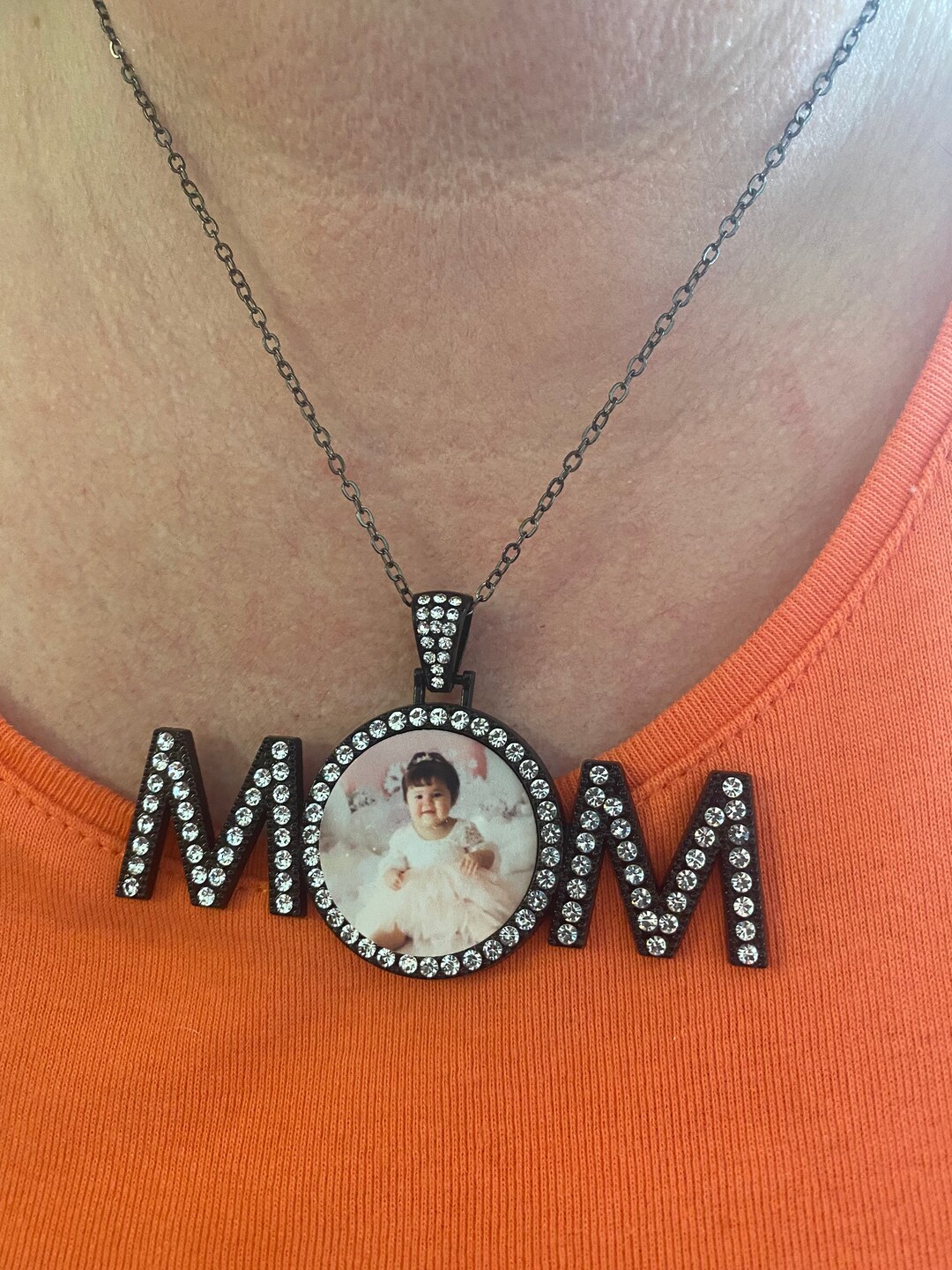 Custom Photo Necklace, Personalized Photo Necklace, Custom Photo ...