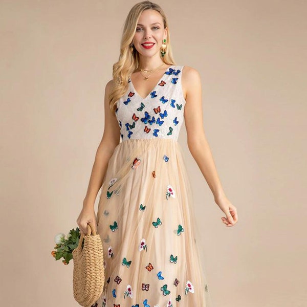 Butterfly Dress Women - Etsy