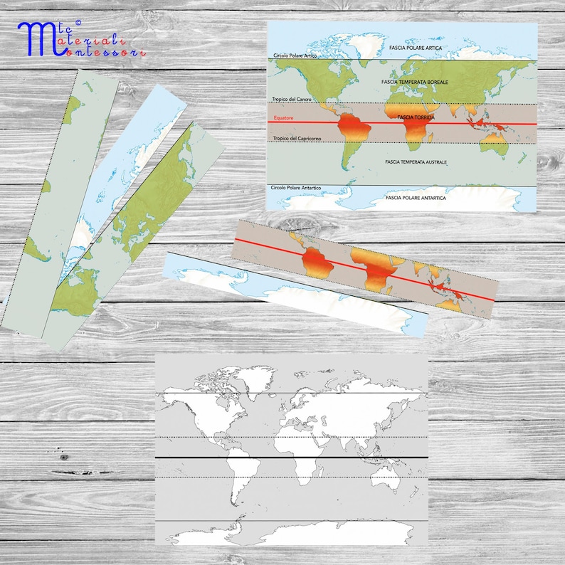 Printable PDF "climate Zones" - Etsy UK