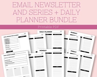 My Newsletter Cheat Sheet Email Newsletter Worksheet - Etsy