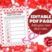 Valentine Candy Game With Dice Editable Valentine Game for Kids Fun ...