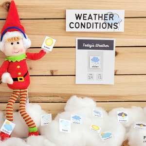 Fun Elf Prop Weather Report | Funny Classroom Elf Meteorologist Elf ...