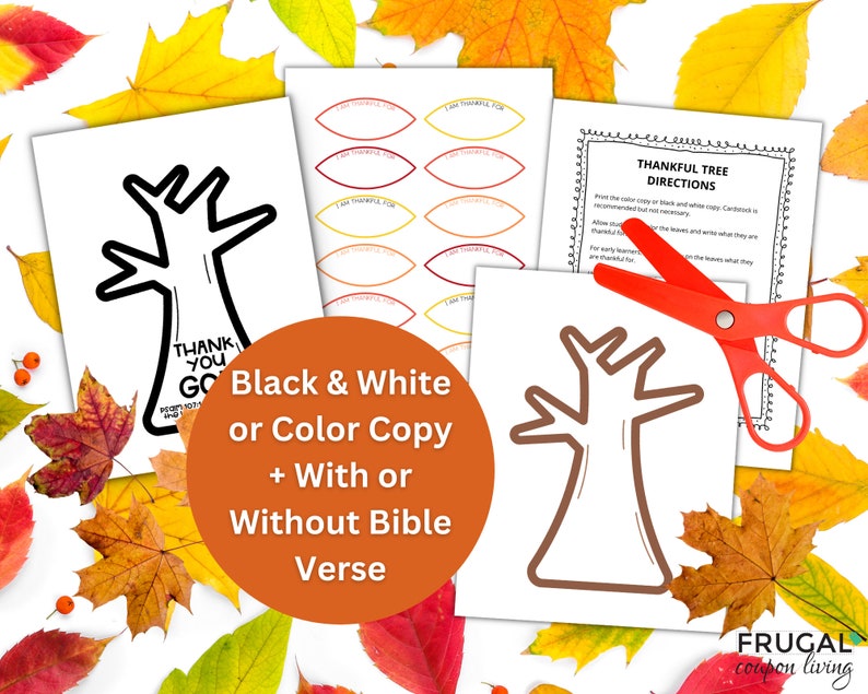 Gratitude Tree Activity for Kids | I Am Thankful For... Thankful Tree ...