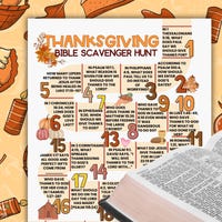 Thanksgiving Bible Gratitude Dice Game (digital Download) - Etsy Canada