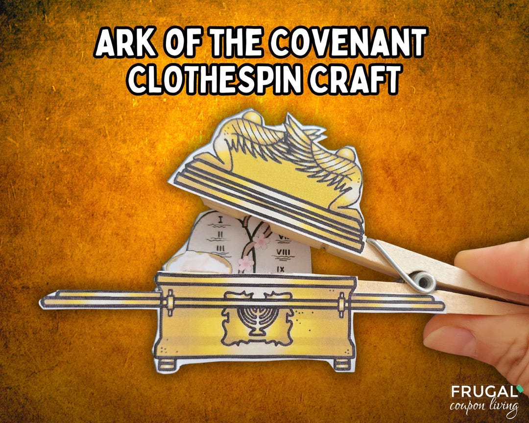Ark of the Covenant Craft for Kids, DIY Interactive Bible Craft Inside ...