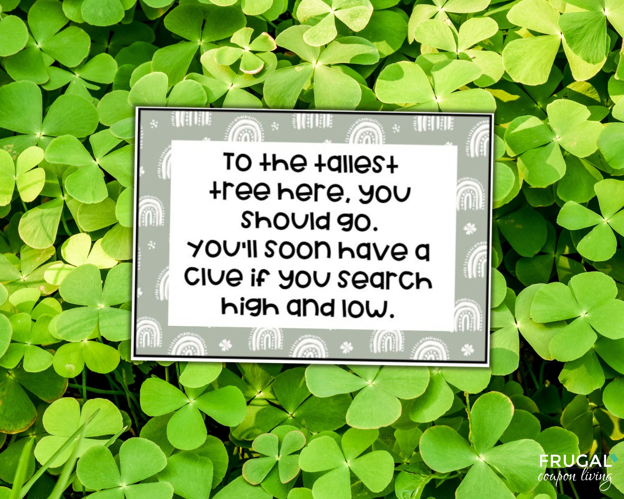 20 Outdoor Scavenger Hunt Riddles for Kids PDF | Nature Treasure Hunt ...