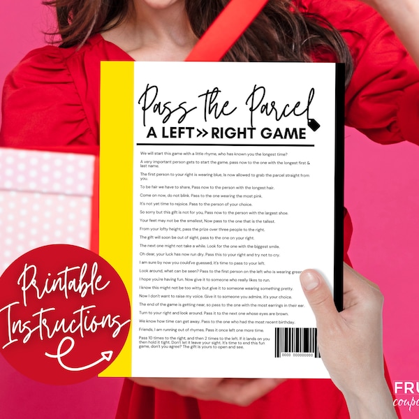 Pass the Prize Adult Party - Etsy