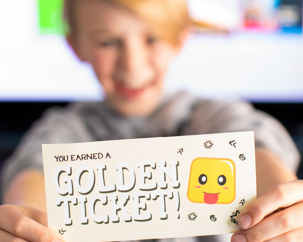 Screen Time Coupons for Kids | Kids Screen Time Tickets | Screen Time ...