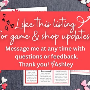 Valentine's Day One Minute Games, 60-second Challenge Valentine's Day ...