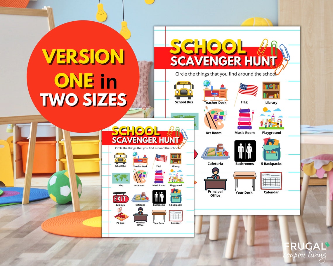 Classroom Scavenger Hunt | Back to School Scavenger Hunt Printable ...