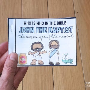 John the Baptist Craft, Life of John the Baptist Bible Character Study ...