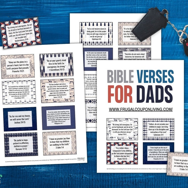 Bible Verse Dad - Etsy