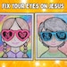 Fix Your Eyes on Jesus Sunglasses Craft, Turn Your Eyes Upon Jesus ...