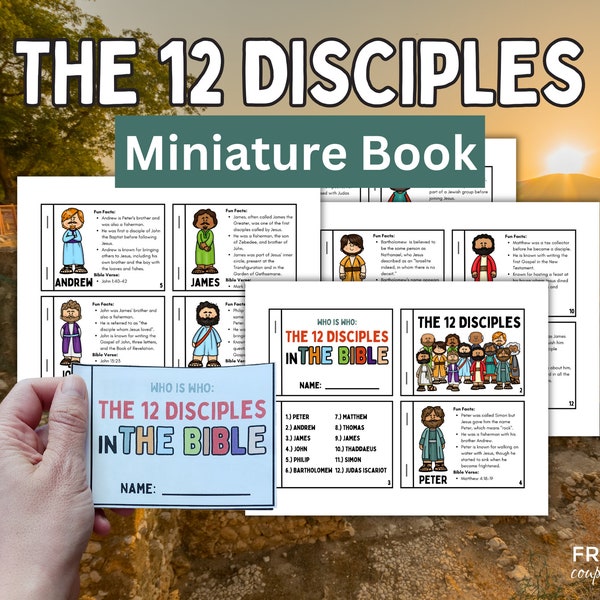 12 Disciples of Jesus - Etsy