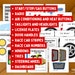 Printable Cardboard Box Car Set, Kids' Box Craft Activity 22-page PDF ...