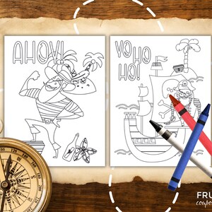 Printable Pirate Activity Pack for Kids Fun Pirate Birthday Party ...