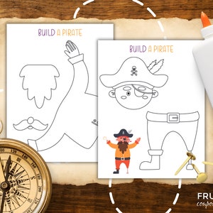 Printable Pirate Activity Pack for Kids Fun Pirate Birthday Party ...