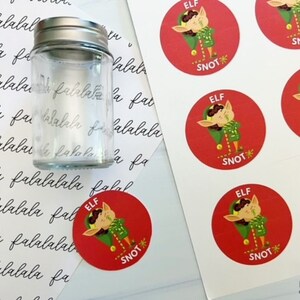 Elf Snot Label Printables | Funny Elf Christmas Activity for Kids ...
