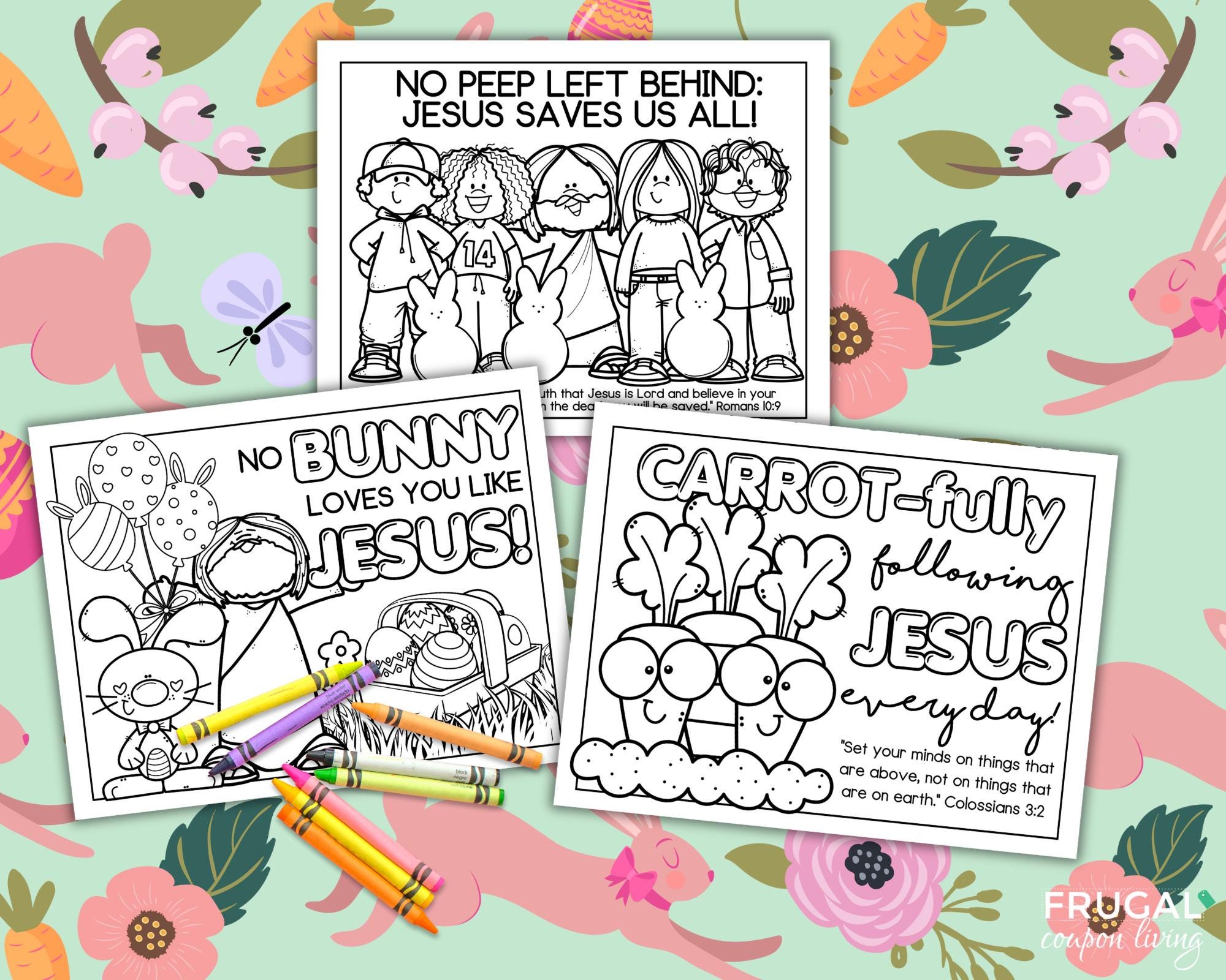 Easter Coloring Pages for Kids, Kids Church Easter Sunday School ...